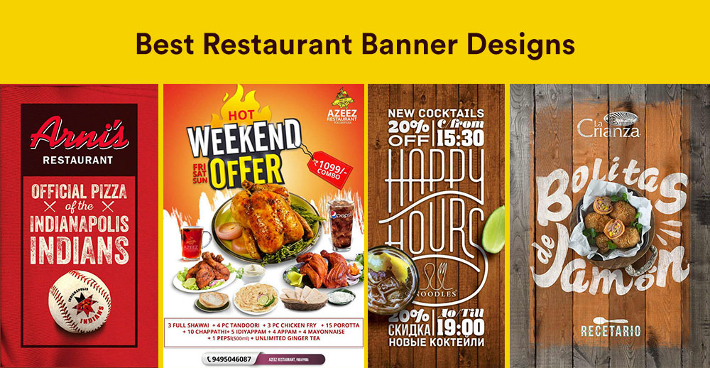Restaurant Banner Design Examples To Use For Inspo In 2022