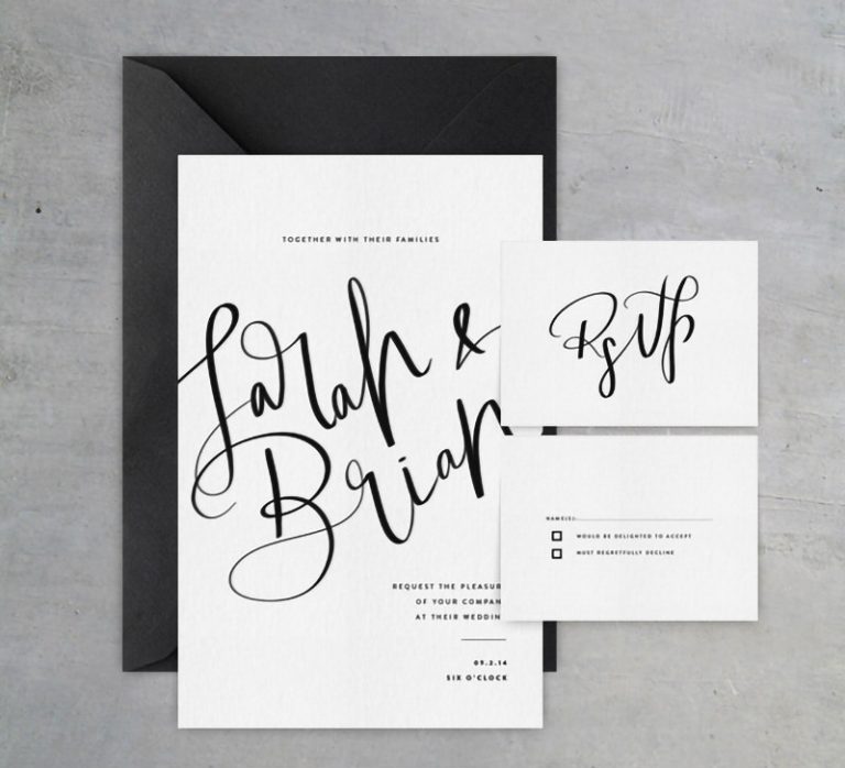 20 Of The Best Wedding Invitation Design Samples - Unlimited Graphic ...