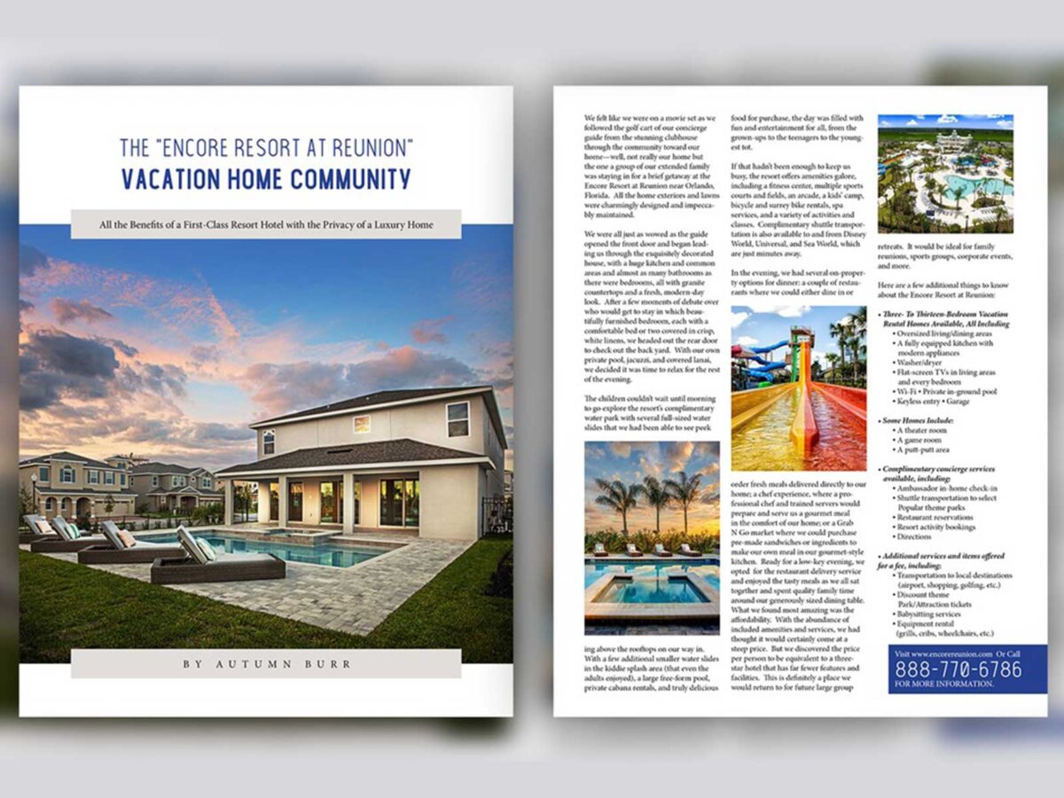 Promotional materials - Real estate magazine - Unlimited Graphic Design ...