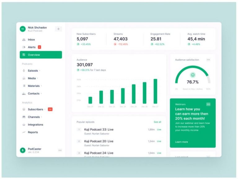 21 Dashboard UI Design Ideas That are Too Dashing to Ignore - Unlimited ...