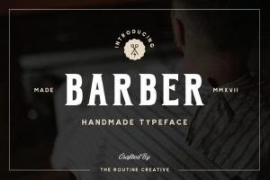 Barber Shop Fonts That Sweep Customers Off Their Feet - Unlimited ...