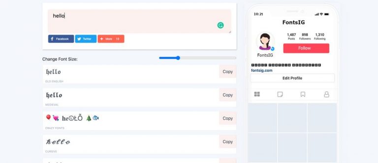 Fonts for Instagram: Top Font Generators You Can Copy and Paste ...