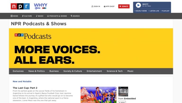 The 15 Best Podcast Websites Ever Designed - Unlimited Graphic Design ...