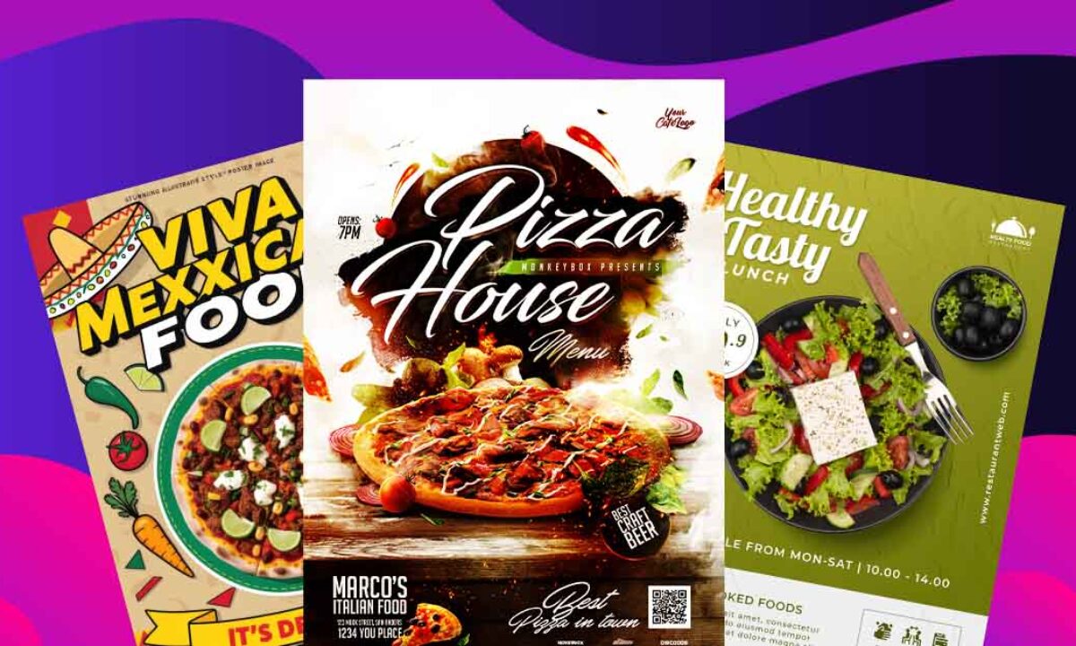 Restaurant Advertising Posters