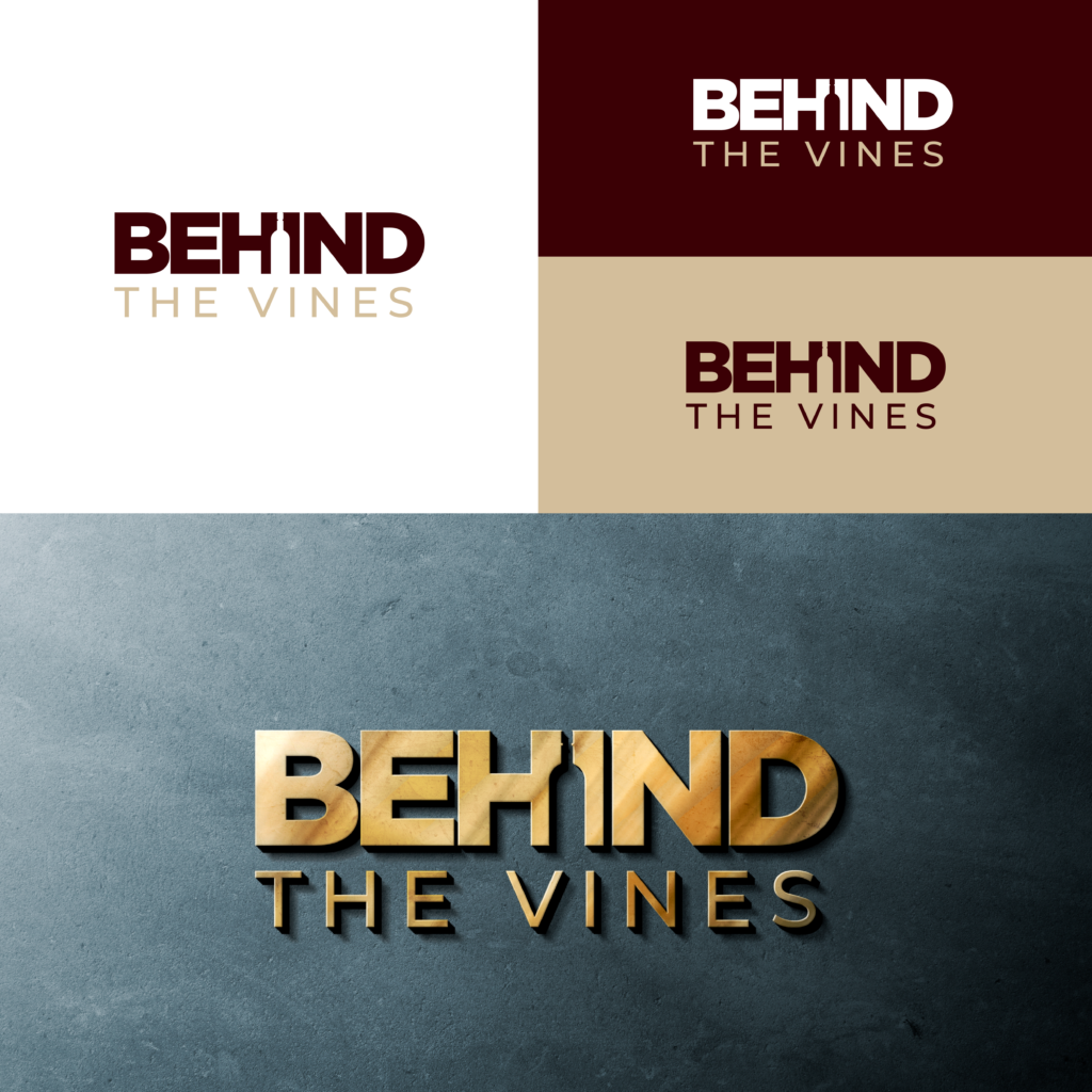 Behind the vines - Logo - Unlimited Graphic Design Service
