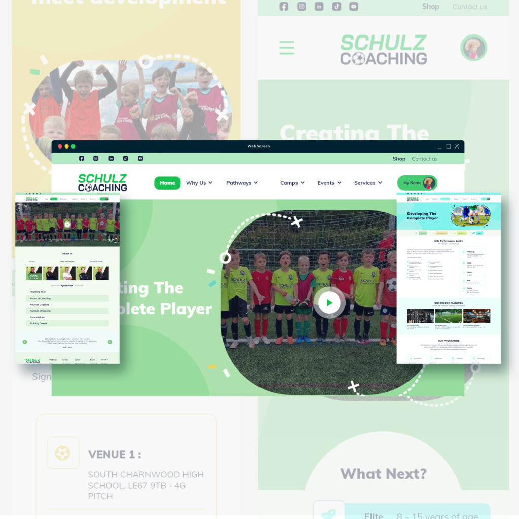 Schulz Coaching - UX/UI - Unlimited Graphic Design Service