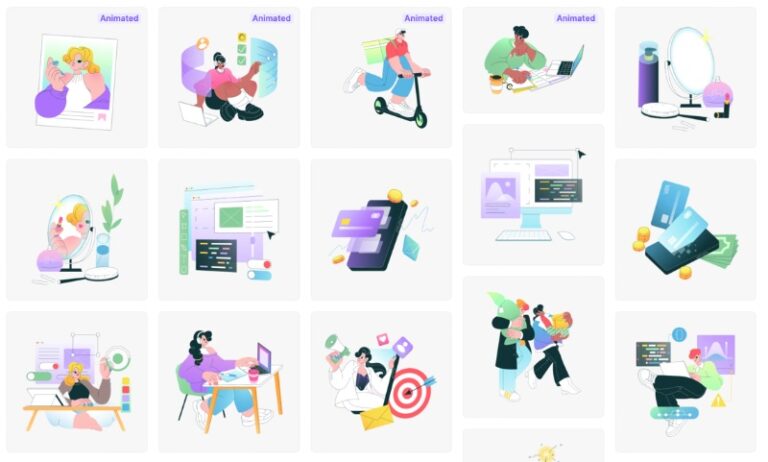 20 Paid and Free App Illustrations Websites - Unlimited Graphic Design ...