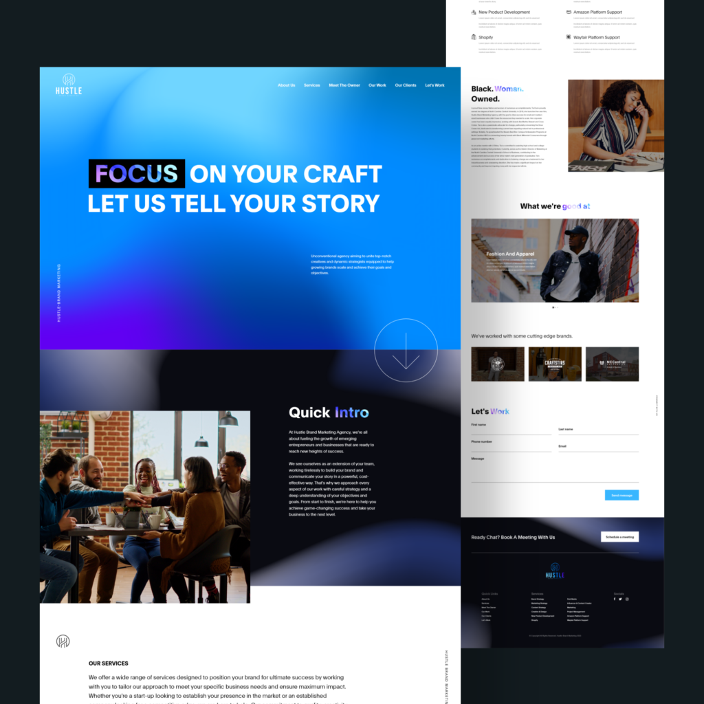 Hustle - UX/UI - Unlimited Graphic Design Service