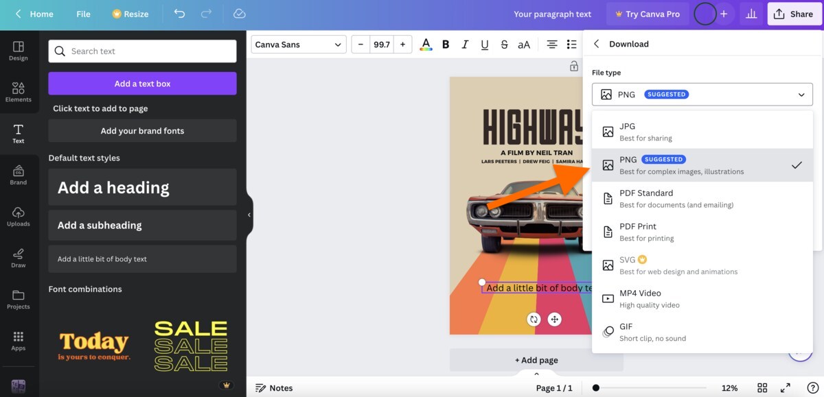 How to Make a Movie Poster in Canva for Free - Unlimited Graphic Design ...