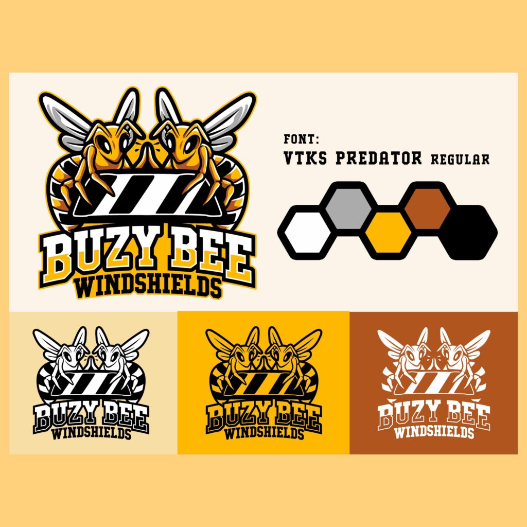 Buzy Bee - Logo - Unlimited Graphic Design Service