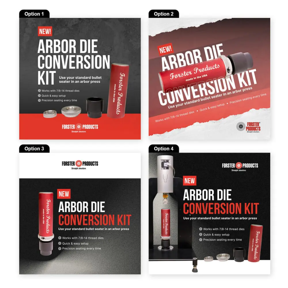 Arbor Die Conversion Kit - Digital Ads - Unlimited Graphic Design Service